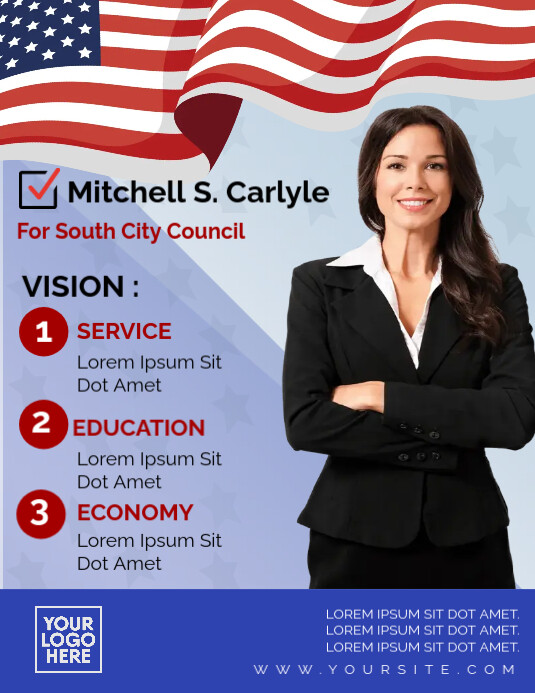 Election Campaign Flyer Design Template | PosterMyWall