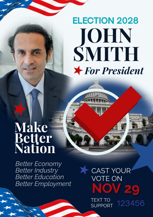Election Campaign Flyer Template | PosterMyWall