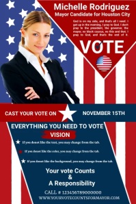 Election Tarpaulin Poster Template | PosterMyWall