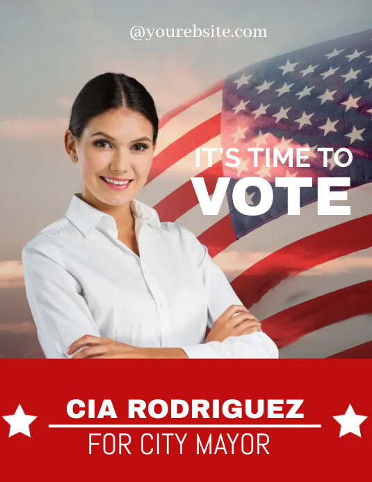 Election campaign flyer template | PosterMyWall