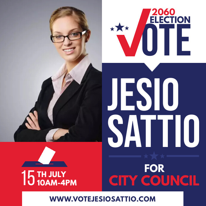 Election Campaign Instagram Post Template | PosterMyWall