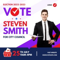 Election Campaign Poster Ad Template | PosterMyWall