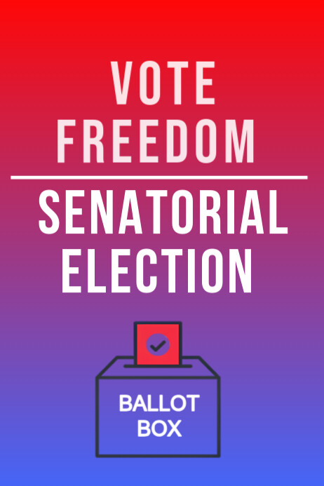 Election campaign poster design template | PosterMyWall