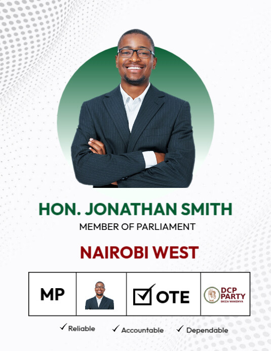 Election Campaign Poster Template | PosterMyWall