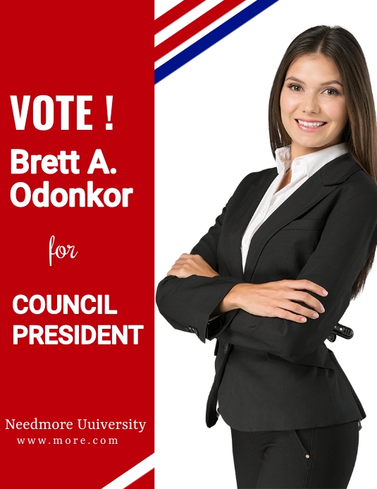 Election Campaign Poster Template | PosterMyWall