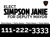 Election Campaign Sign Template | PosterMyWall