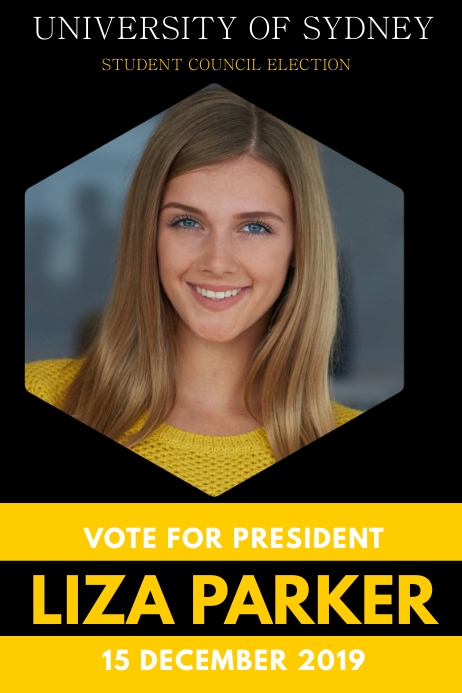 ELECTION CAMPAIGN TEMPLATE | PosterMyWall