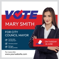 Election Candidate Poster Template | PosterMyWall