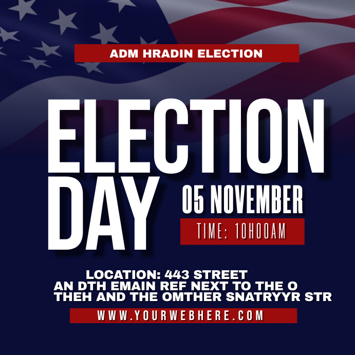 Copy Of Election Day PosterMyWall Copy Of Election Day PosterMyWall
