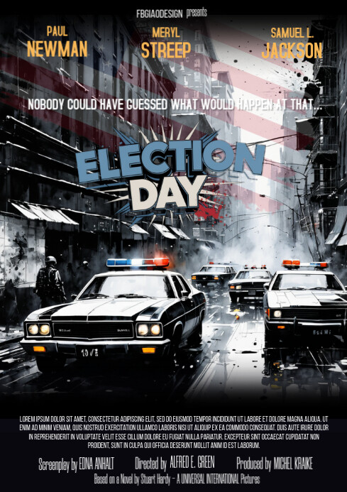 Copy of Election Day movie poster 241102 | PosterMyWall