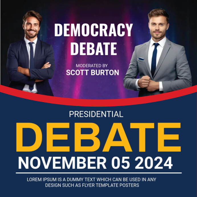 Election Debate Flyer Template | PosterMyWall