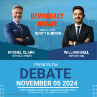 Debate Flyer Template | PosterMyWall
