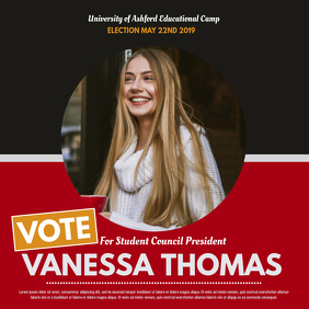 School Election Campaign Template | PosterMyWall
