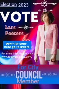 Election flyer template | PosterMyWall