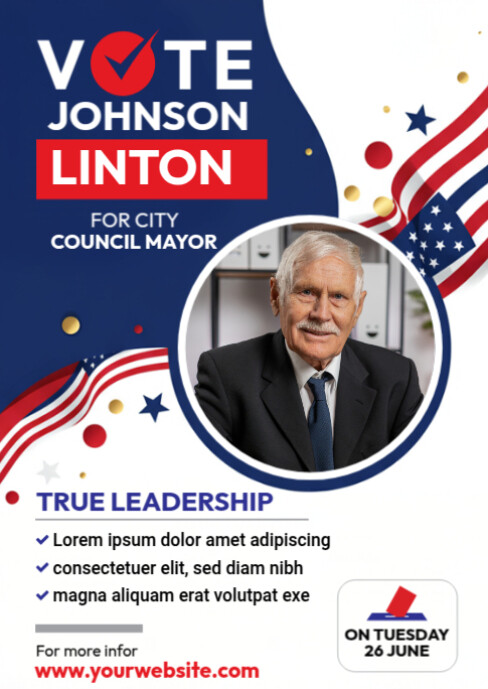 Election Flyer Template | PosterMyWall