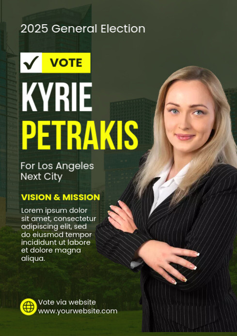 election political template | PosterMyWall