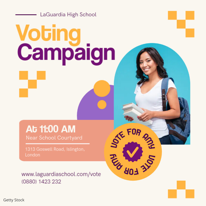 Copy of Election Poster Square | PosterMyWall