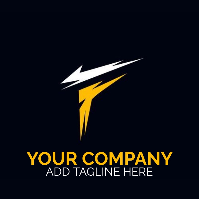 Electric F Logo design, Electricity logo Template | PosterMyWall