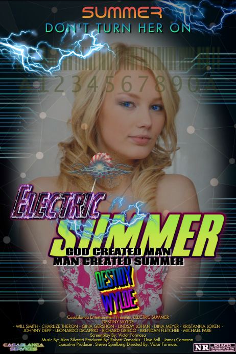 Electric sUMMER Template | PosterMyWall