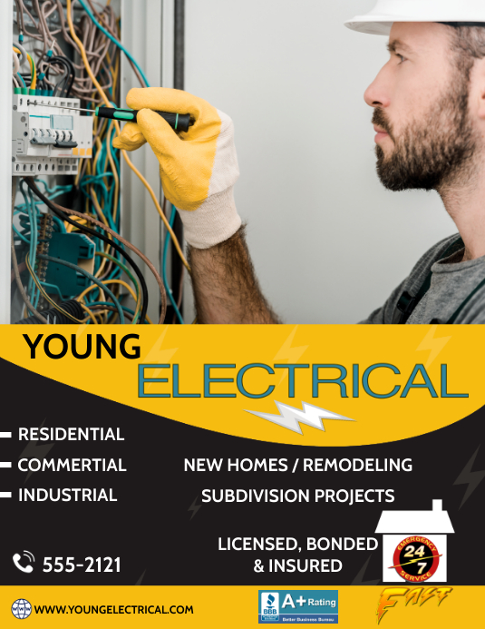 ELECTRICAL Template | PosterMyWall