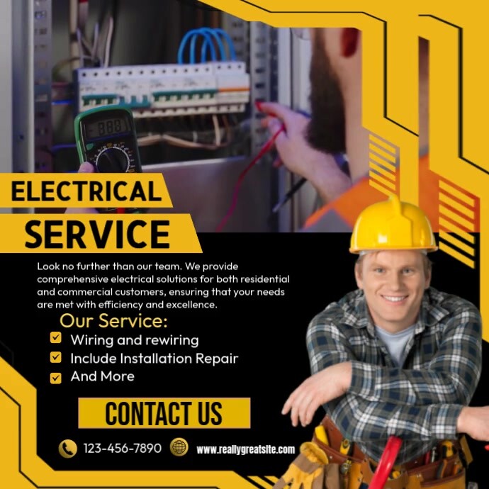 Copy of Electrical Service Ads | PosterMyWall
