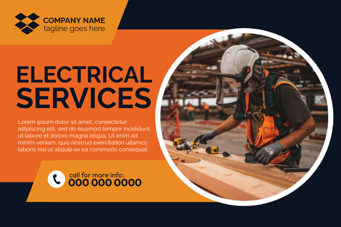 Copy of electrical service poster design | PosterMyWall