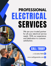 ELECTRICAL SERVICE PROFESSIONAL TEMPLATE | PosterMyWall
