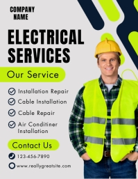 ELECTRICAL SERVICE PROFESSIONAL TEMPLATE | PosterMyWall