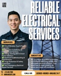 Electrical Service Template | PosterMyWall