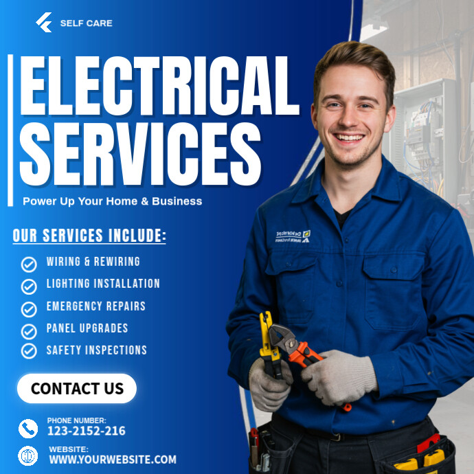 Copy of electrical services ads | PosterMyWall