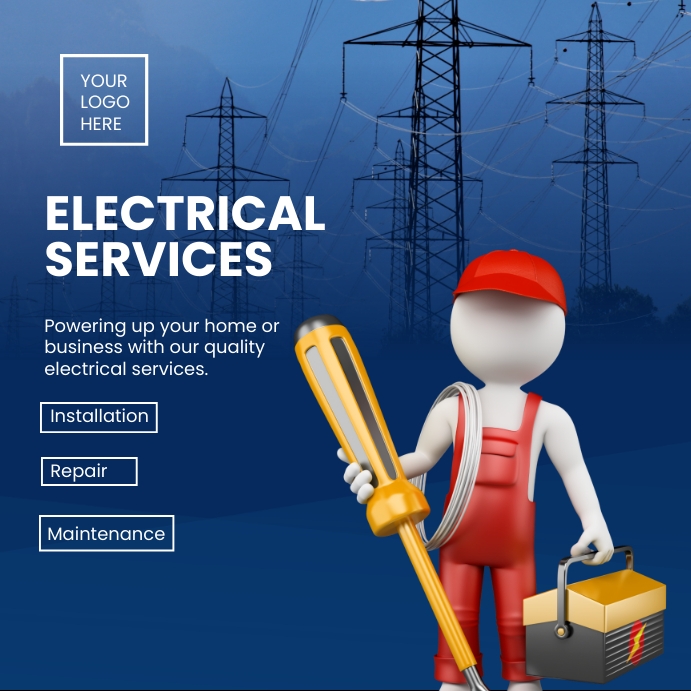 Electrical Services Templates | PosterMyWall