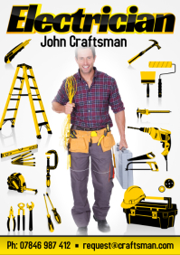 Customizable Design Templates for electrician ad | PosterMyWall