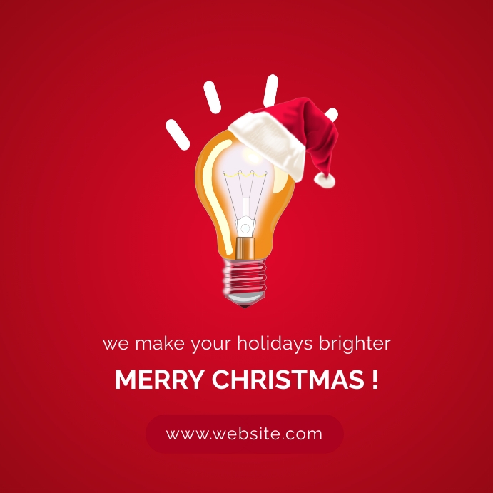 Copy of electrician services christmas 2021 marketing | PosterMyWall