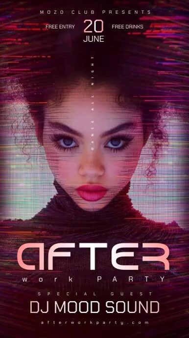 Electro DJ Party Ad Template | PosterMyWall