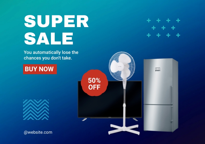 Electro Home Sale A4 Template | PosterMyWall