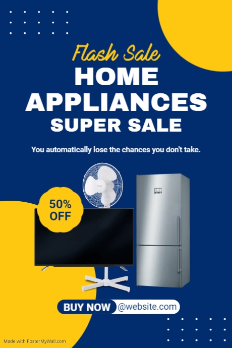 Electro Home Sale Poster Template | PosterMyWall