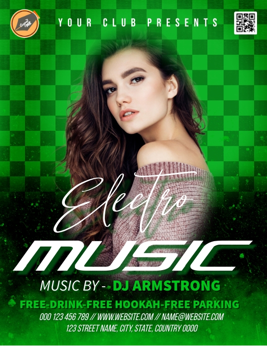 Electro Music Ads Template | PosterMyWall