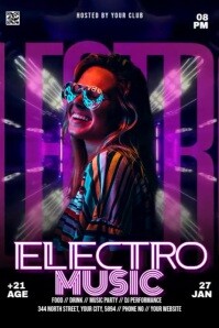 Weekend Electro Template | PosterMyWall