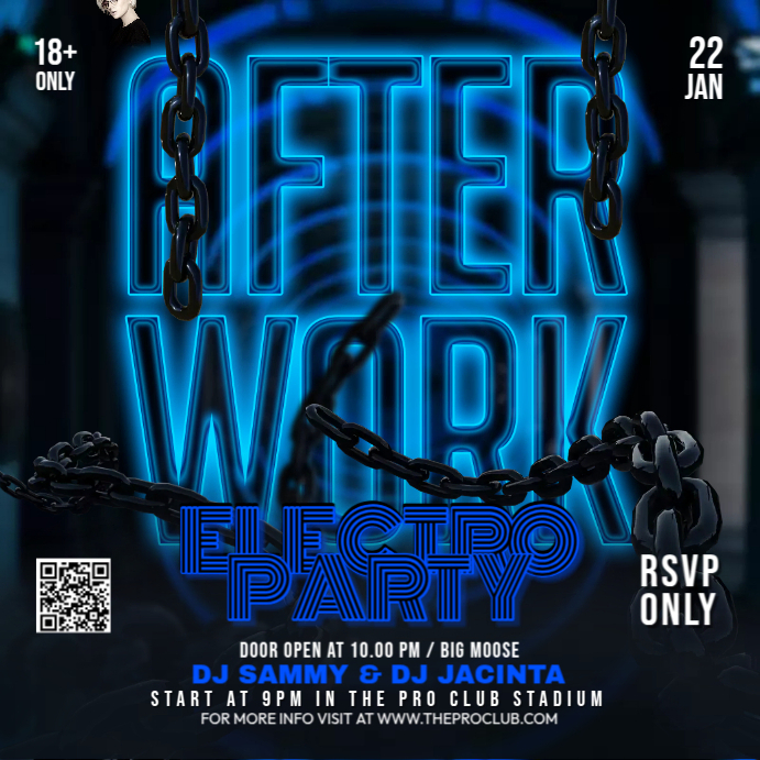 Electro Party Template | PosterMyWall