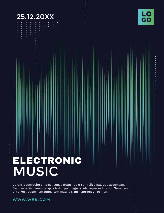 Electronic music flyer 11 Template | PosterMyWall