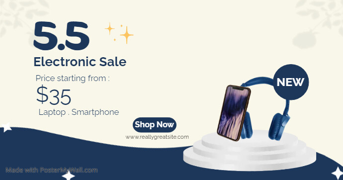 ELECTRONIC SALE FACEBOOK POST Template | PosterMyWall