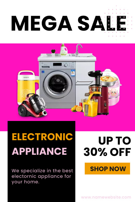 Plantilla de Electronic Sale Poster | PosterMyWall