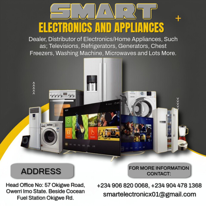Copy of Electronics and home appliances design | PosterMyWall