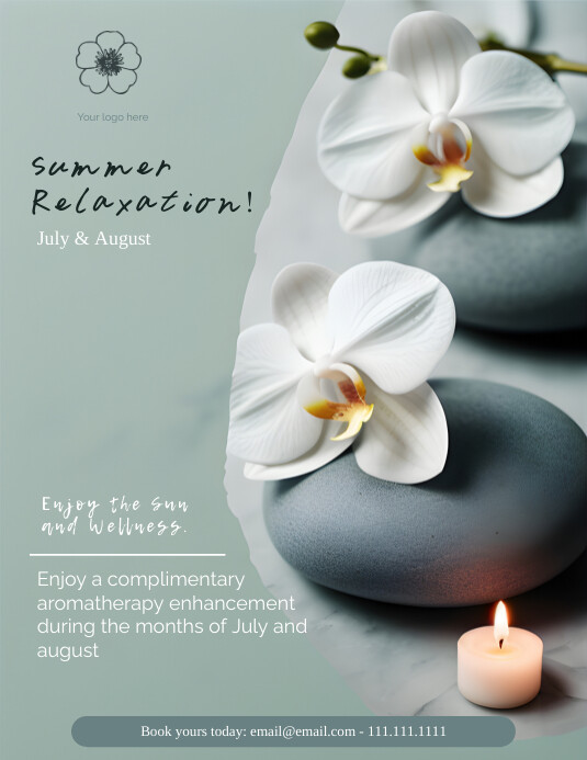Copy of Elegant and minimalist Spa and Wellness Flyer | PosterMyWall