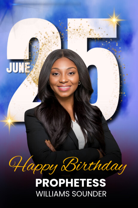 Elegant Birthday Celebration Flyer Template | PosterMyWall