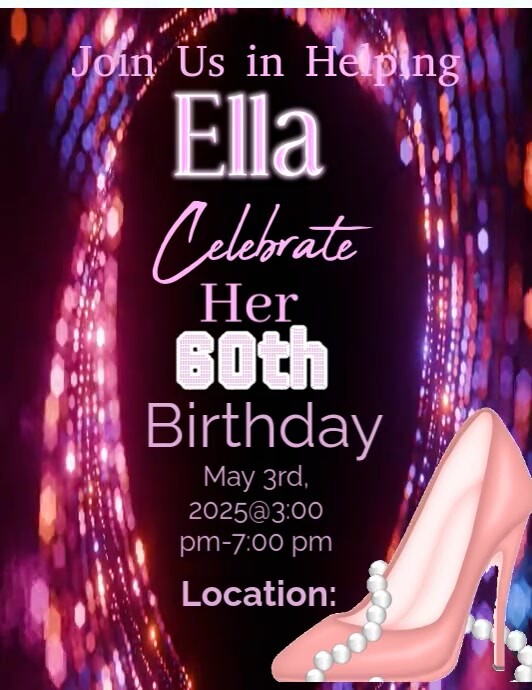 Elegant Birthday Invitation templaat | PosterMyWall