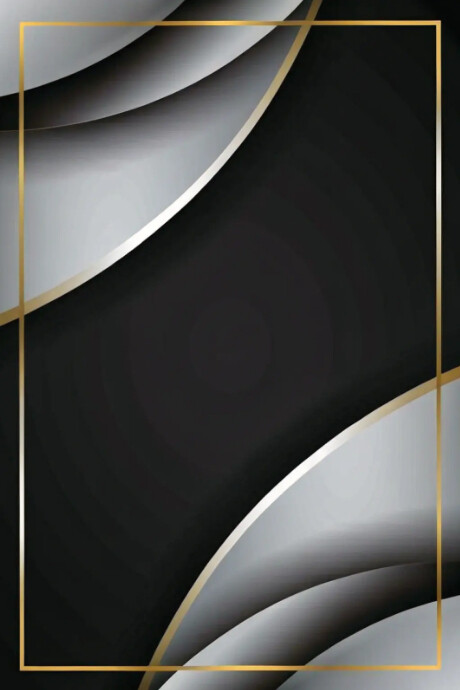Elegant black and gold modern frame Template | PosterMyWall