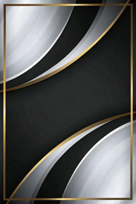 Elegant black and gold modern frame Template | PosterMyWall