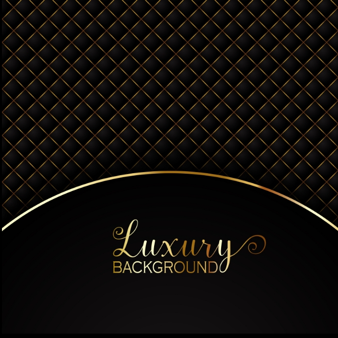 Elegant black background with golden element Template | PosterMyWall