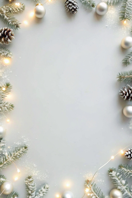 Elegant Christmas Frame Template | PosterMyWall